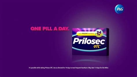 Prilosec Otc Tv Commercial How Prilosec Otc Provides 24 Hour Heartburn Protection With One