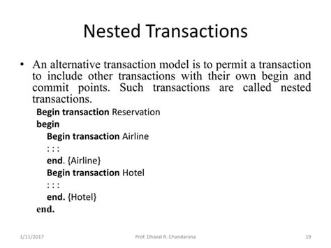 Distributed Dbms Unit 8 Distributed Transaction Management