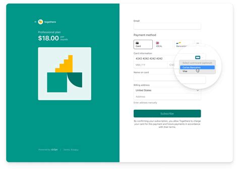 build a checkout page stripe documentation