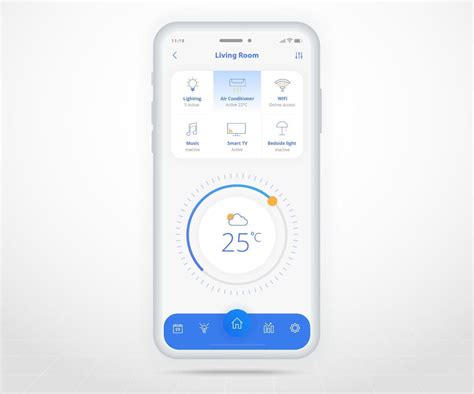 Smartphone Smart Home Controlled App Ux Ui Iot Internet Of Things Technology Digital Future