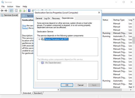 Setting Service Dependencies In Windows