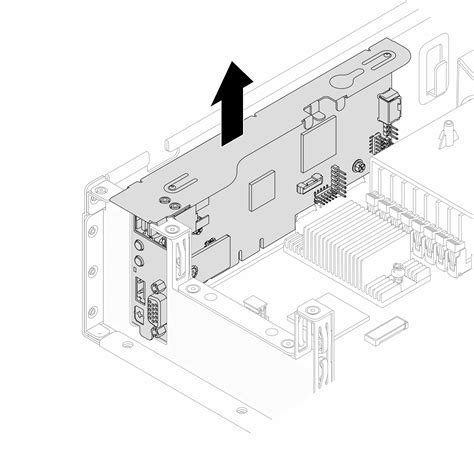 remove the datacenter secure control module dc scm thinksystem