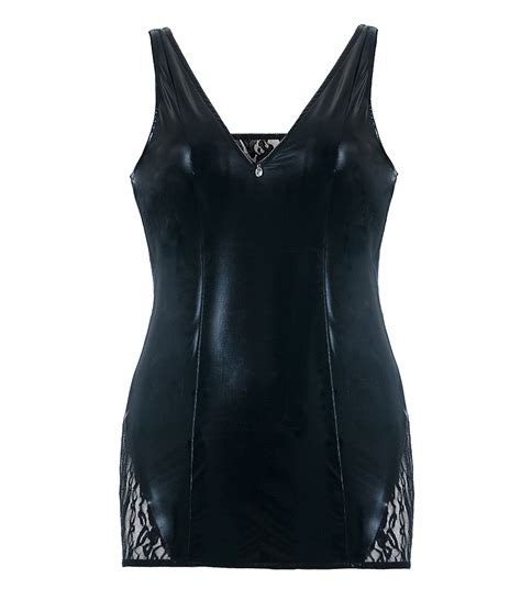 Wetlook Negligee Plus Size