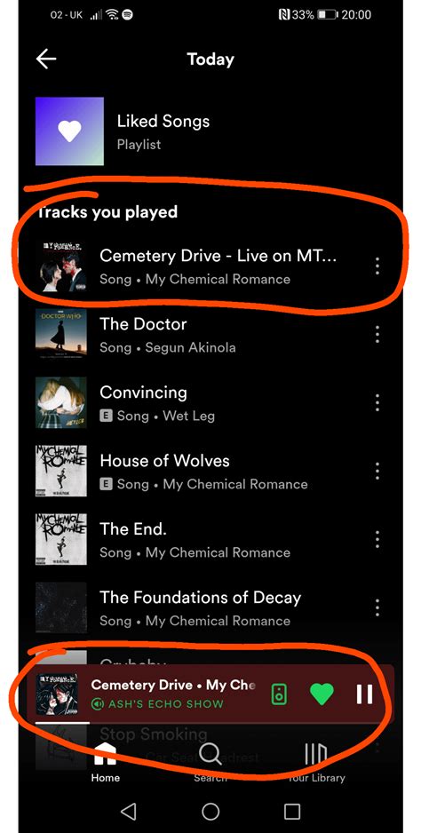 Spotifys Shuffle Algorithm Played The Original Cemetery Drive Right After The Live Version R