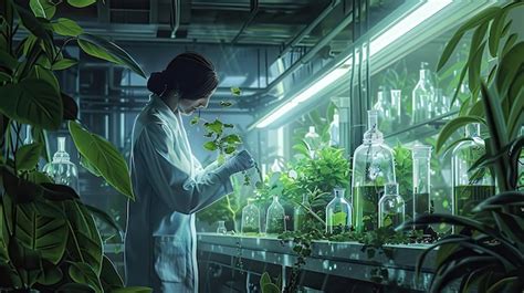 Premium Photo Biotechnology And Genetic Modification Generative Ai