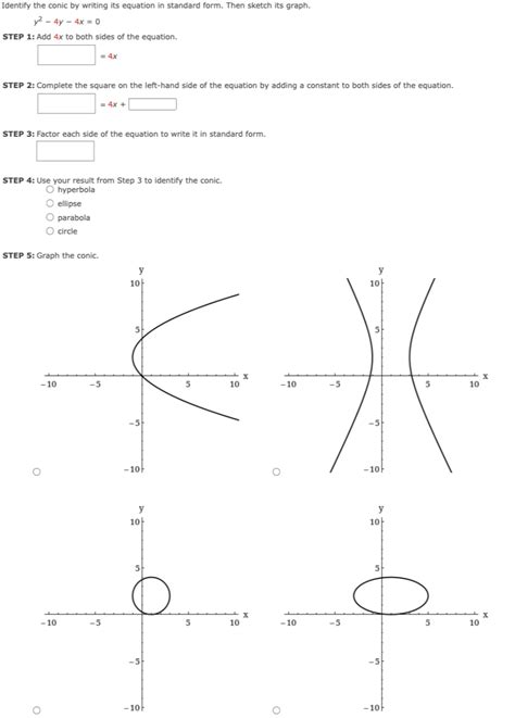 Answered Identify The Conic By Writing Its… Bartleby