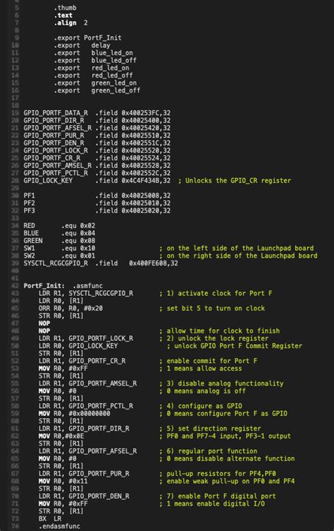 Solved A For The TM C G Launchpad Microcontroller Chegg