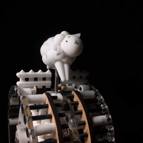 3d printable counting sheep automata 2023 by nicolas besuchet
