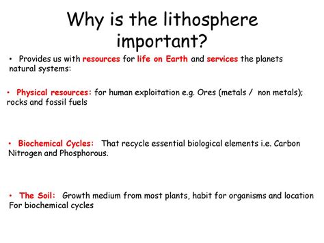 The Lithosphere Key Terms Resource And Reserve Crust And Lithosphere Ppt Download