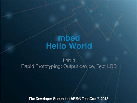 Ppt Mbed Hello World Powerpoint Presentation Free Download Id5597486