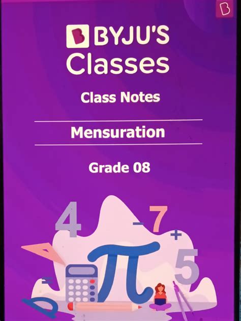 Byjus Mensuration Notes Pdf