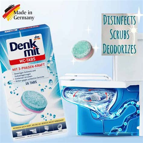 Viên Tẩy Bồn Cầu Denkmit Wc Tabs 16 Viên Nk Đức And Eu