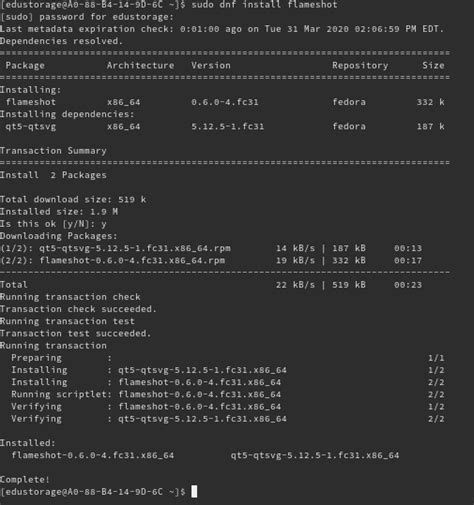 How To Install Flameshot In Fedora Linux