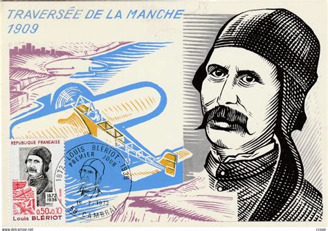 1970 1979 1er Jour Traversée De La Manche 1909 Louis Blériot 1872 1936