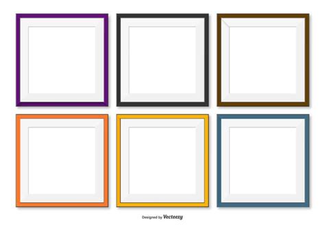 Square Frames Collection 137258 Vector Art At Vecteezy