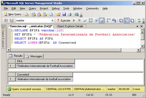 Microsoft SQL Server Lesson A Review Of Built In Functions