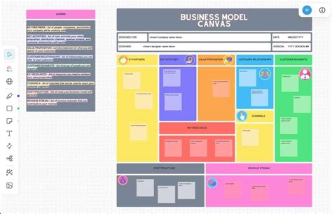 Clear Business Model Canvas Templates