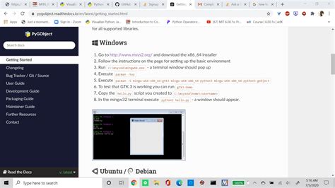 Python Trying To Run Pygtk But I Keep Getting A Modulenotfounderror