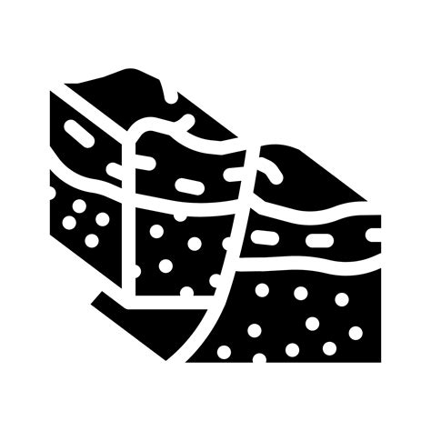 Compression Thrust Earthquake Glyph Icon Vector Illustration 23099729