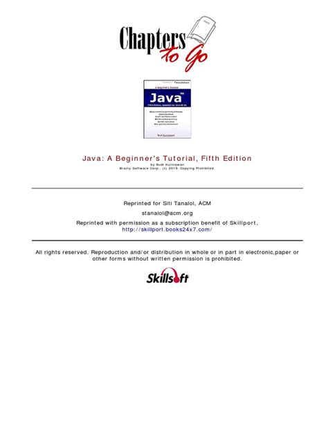 Introduction Pdf Java Programming Language Object Oriented Programming