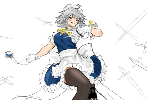 Izayoi Sakuya Touhou Drawn By Edz Drawz Danbooru