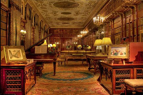 The Library At Chatsworth Devonshire Chatsworth House Home