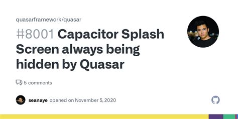 Capacitor Splash Screen Always Being Hidden By Quasar · Issue 8001