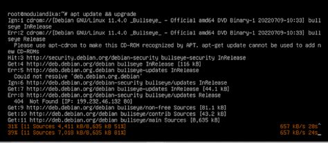 Install Repository Debian 11 Bullseye Vmware