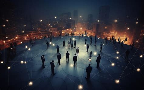 Premium Ai Image Business Networking Generative Ai