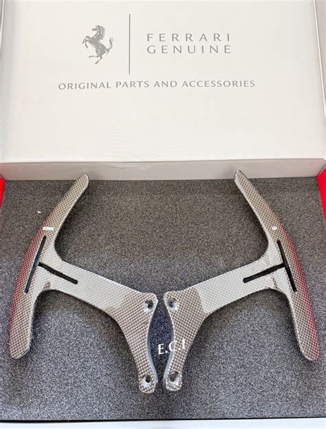 Oem Ferrari 458 Italia Spider F12 Ff Carbon Fiber F1 Longer Paddle