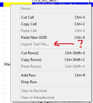 Windows Installer Why Is Orca S Import Text File Option Grayed Out