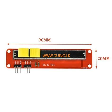 B10k Sliding Slider Potentiometer Switch Slide Block Module Duinolk