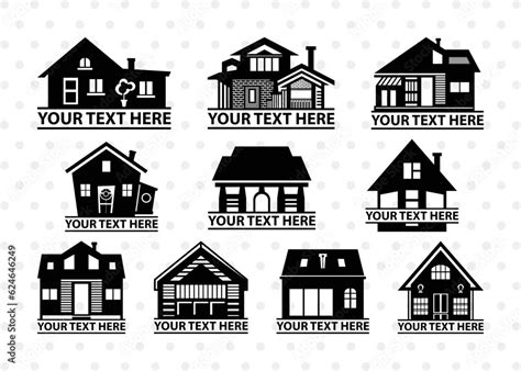 Vetor De Home Split Monogram House Svg Building Svg Architecture Svg