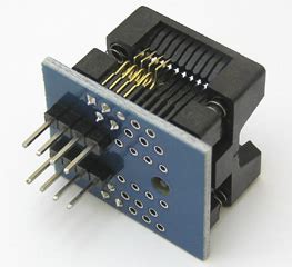 ZIF SOIC8 - DIP8 (200 mil) - Переходник - Адаптер ZIF (с нулевым ...