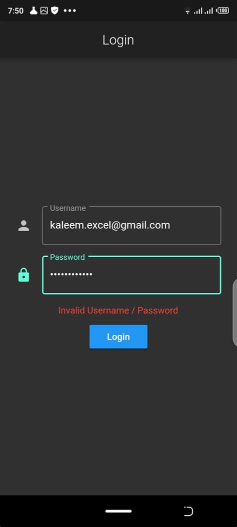Authentication Login Validate User Through Rest Api In Flutter Stack Overflow