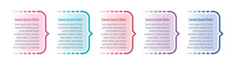 웹 인터넷 연례 보고서 잡지 정보 템플릿 5가지 옵션 인포그래픽 템플릿 인포그래픽에 대한 스톡 벡터 아트 및 기타 이미지 인포그래픽 개념 개체 그룹 Istock