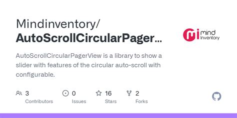 Github Mindinventory Autoscrollcircularpagerview Autoscrollcircularpagerview Is A Library To