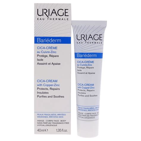 Bariederm Cica-Creme by Uriage for Unisex - 1.35 oz Cream - Walmart.com