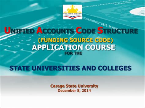 Uacs Funding Source Code Application Course For Sucs