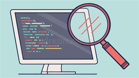 Desktop Code Examination In Depth Software Audit Vector Design Generative Ai Stock Vector