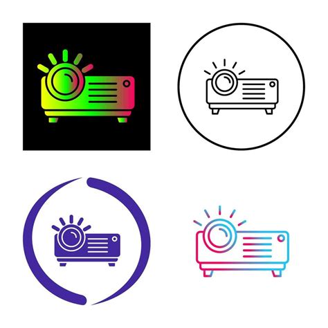 Projector Vector Icon 34674020 Vector Art At Vecteezy