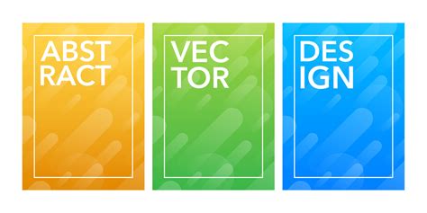 Minimal Covers Design Colorful Halftone Gradients Future Geometric Patterns Vector