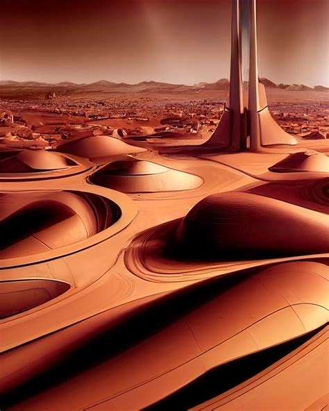 City On Mars By Lenz Architects Made Witfuturistic