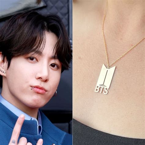 Bts Necklace Bts Army Necklace Namjoon Jimin Taehyung Jungkook Bts