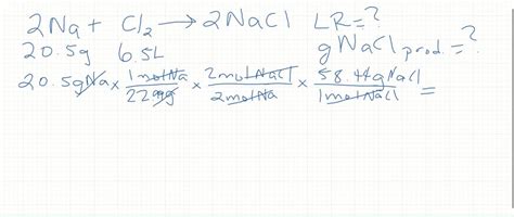 Solved 65 Liters Of Chlorine Gas Reacts With 205 Grams Of Sodium To Solved 65 Liters Of Chlorine Gas Reacts With 205 Grams Of Sodium To