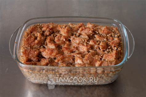 Гречка с тушенкой в духовке — рецепт с фото пошагово