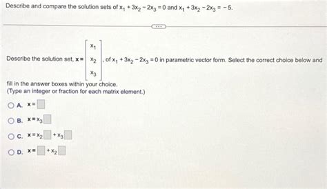 Solved Find The Parametric Equation Of The Line Through A