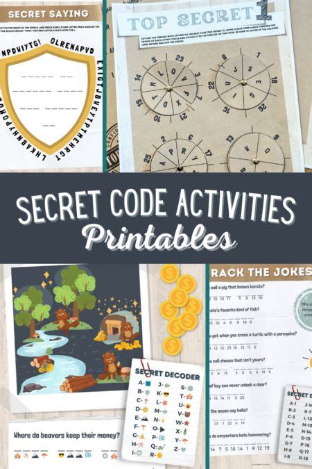 Secret Code Activity Bundle Cub Scout Crafts Cub Scout Activities