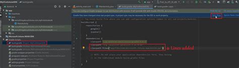 guide for integrating intune sdk and msal to lob applications