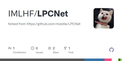 github imlhf lpcnet forked from mozilla lpcnet
